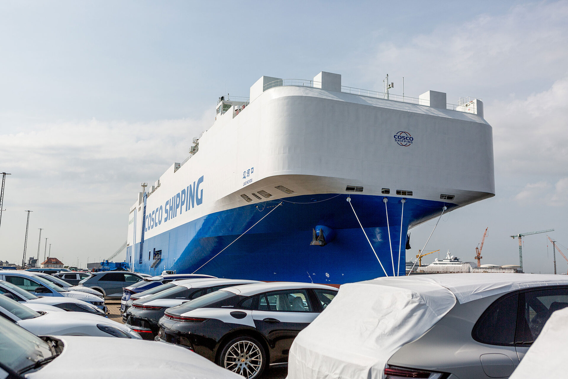 First call of the LIAO HE KOU at BLG AutoTerminal Bremerhaven ...