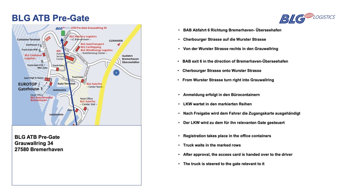 Pre-Gate Pilot Phase Starts in Bremerhaven | BLG LOGISTICS